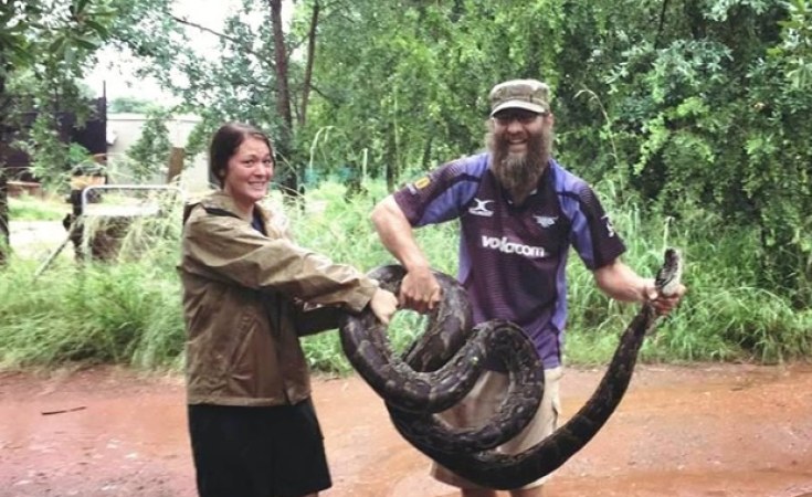 South Africa: Women Wrestle 4m Python Off German Shepherd - allAfrica.com